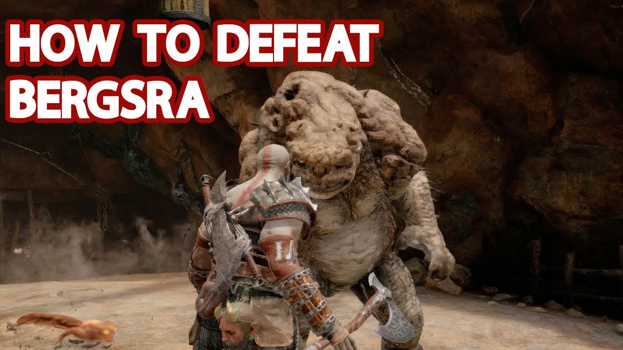 How To Defeat A Bergsra Kratos Atreus Vs Bergsra Boss Fight God