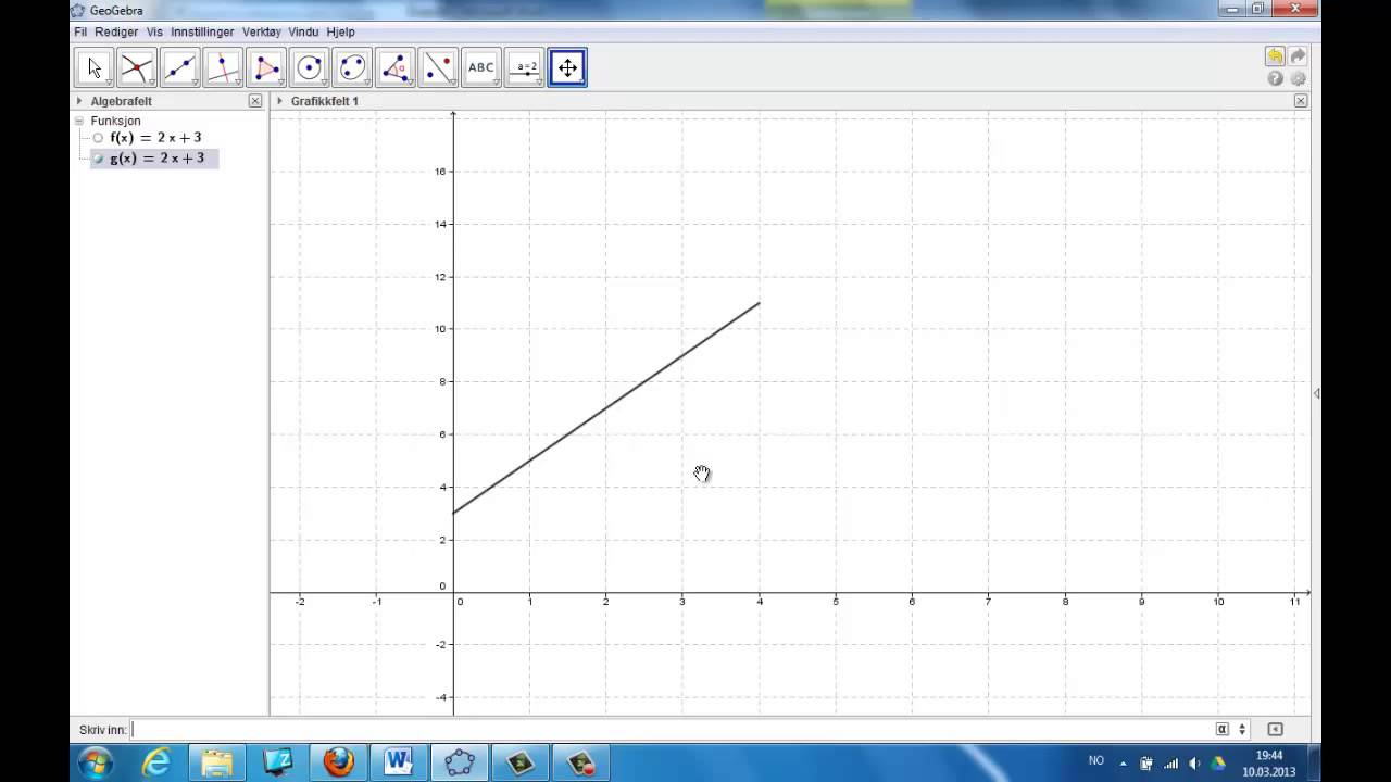 Hvordan Tegne Funksjoner I Geogebra Youtube