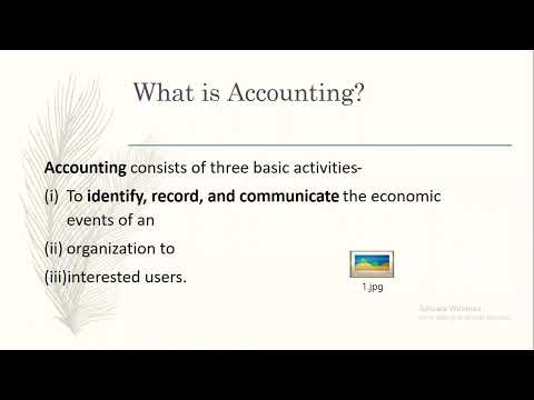 Accounting Lecture 1 Youtube