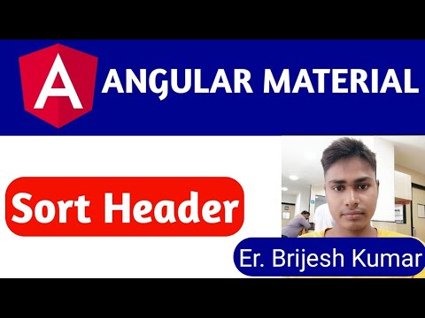 Mat Sort Header Angular Material Sort Header Tutorial Sort Header