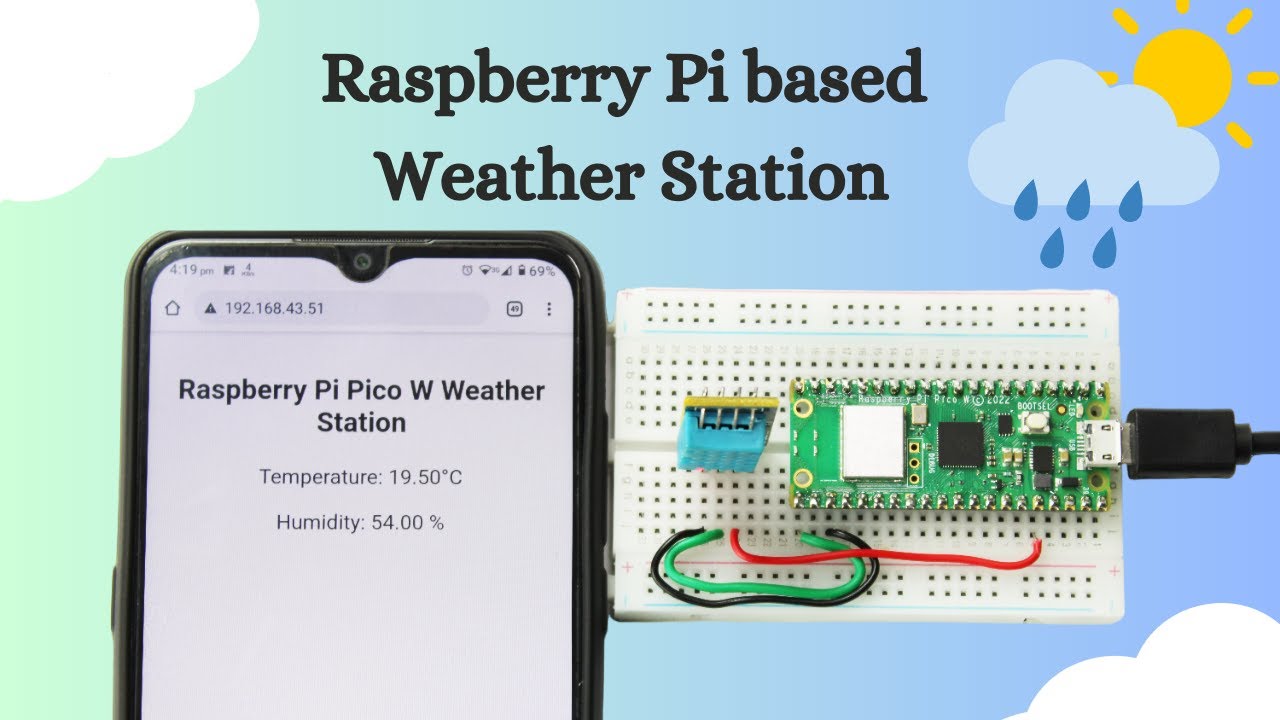 Diy Weather Station Using Raspberry Pi Pico W Youtube