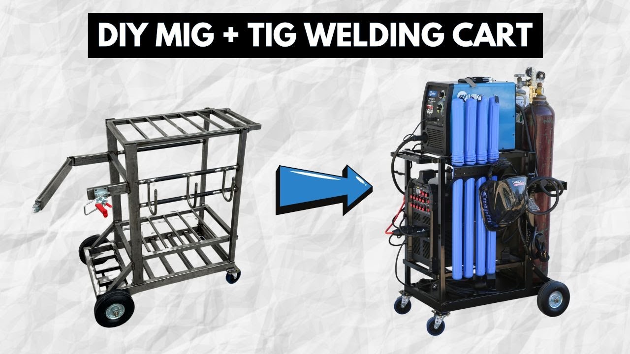 Mig Welding Cart Plans Welding Cart 220 Lbs Welder Cart With 4