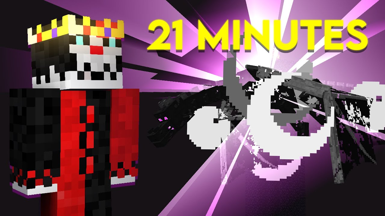 Beating Minecraft In 21 Minutes Youtube