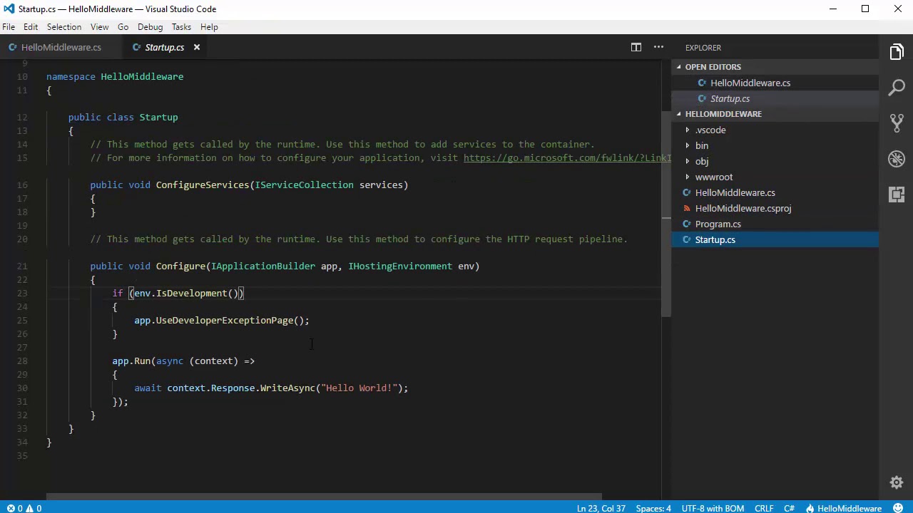 02 05 Middleware Hellomiddleware Youtube