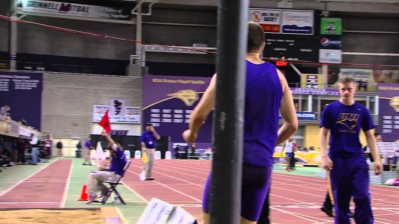 Uni Track And Field Mvc Indoor Championships Weston Riesselman Long