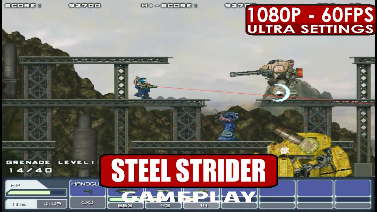 Steel Strider Gameplay Pc Hd 1080p 60fps Youtube