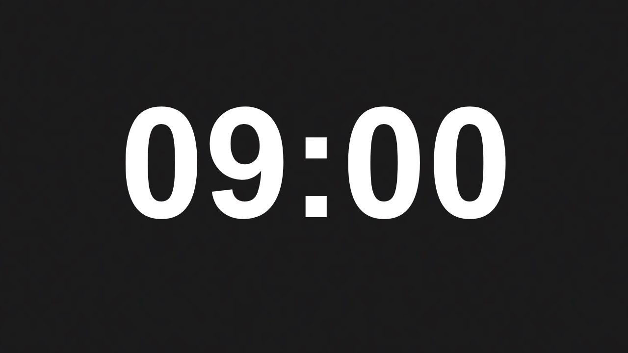 9 Minute Timer Youtube