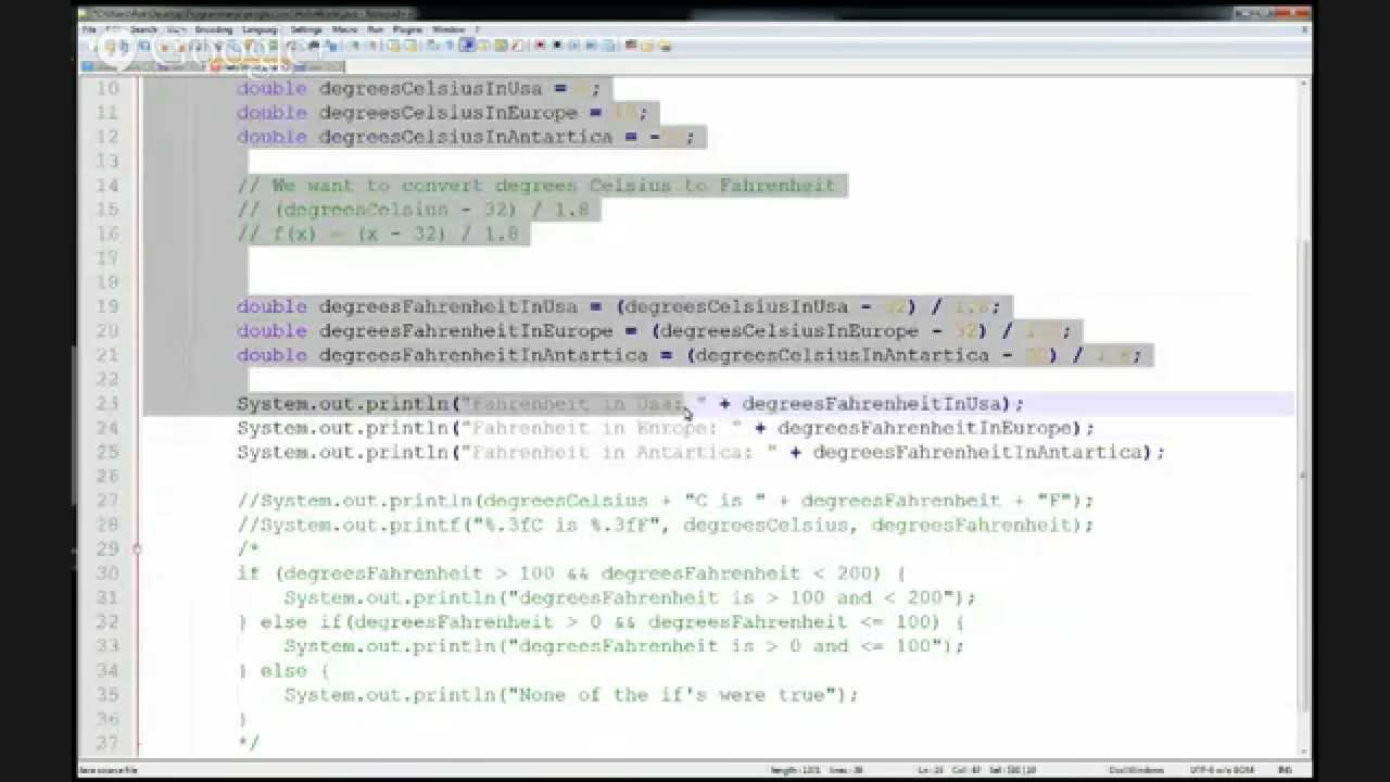 Beginner Java Lesson 1 Youtube