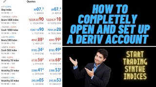 How To Completely Setup A Deriv Account And Start Trading How To Link ...