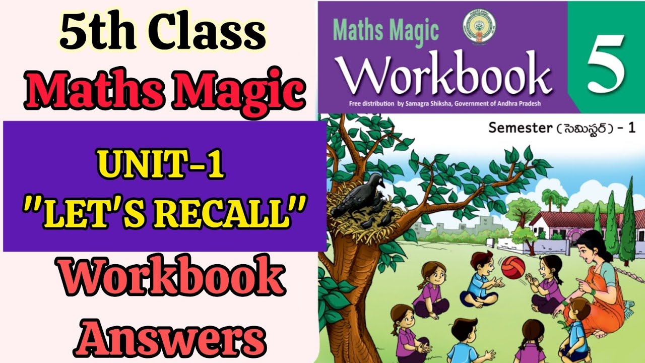 5th Class рџ їmaths Magic Let S Recall Workbook Answers рџ ї5th Class