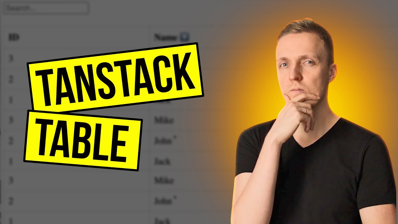 Tanstack Table React Bulletproof Your Table With Typescript Youtube