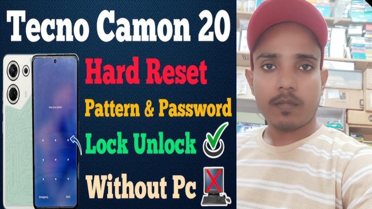 Tecno Camon 20 Hard Resetёяфр Success тшся п Pattern Password Pin Look Remove
