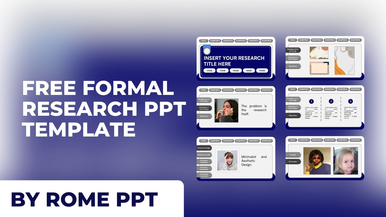 Free Research Defense Ppt Template P2 By Rome Youtube