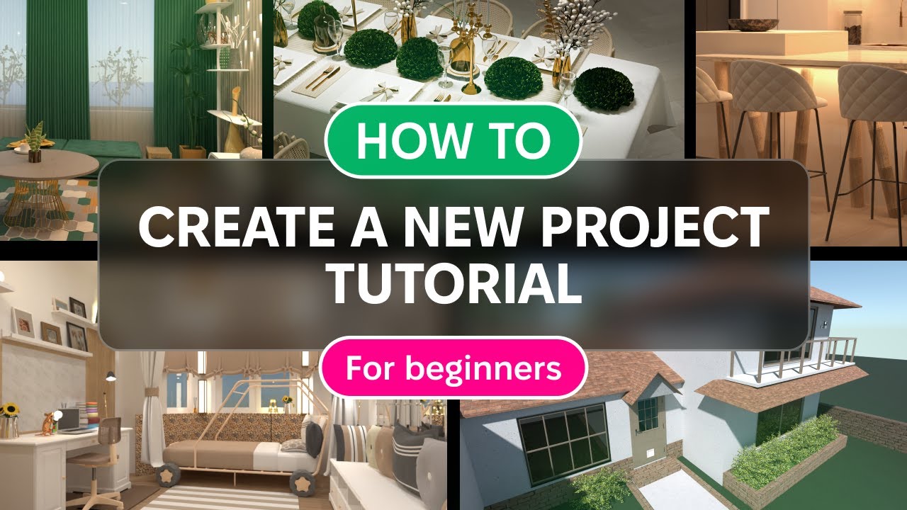 How To Create A New Project Planner 5d Tutorial For Beginners Youtube