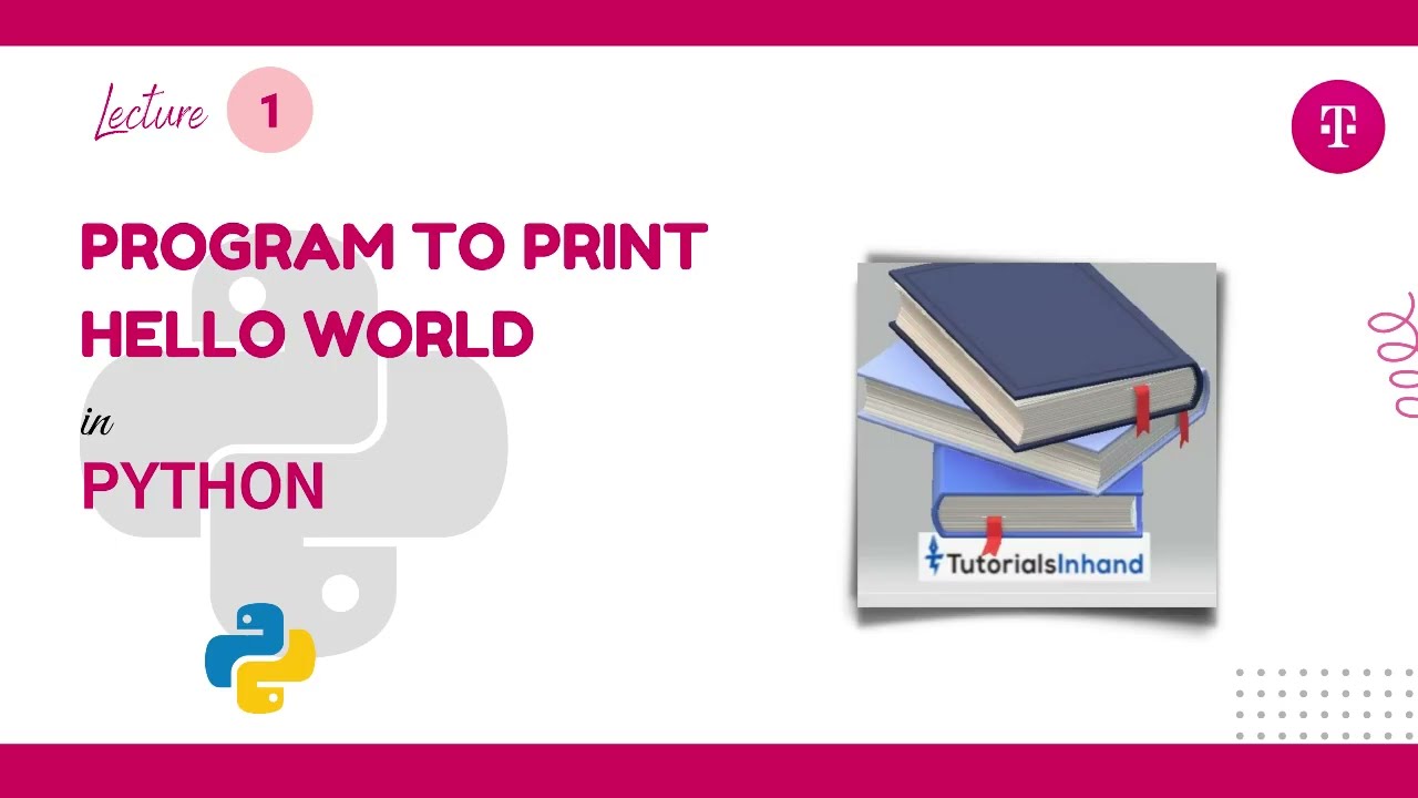 Python Hello World Program Hello World In Python Youtube