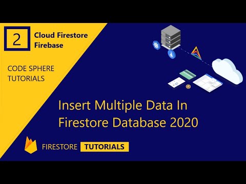 Insert Multiple Data In Cloud Firestore 2020 Firebase Firestore