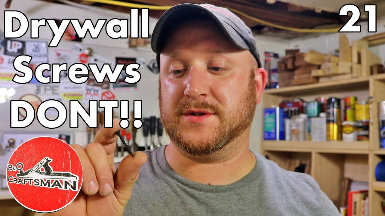 Don T Use Drywall Screws Quick Tip 21 Youtube