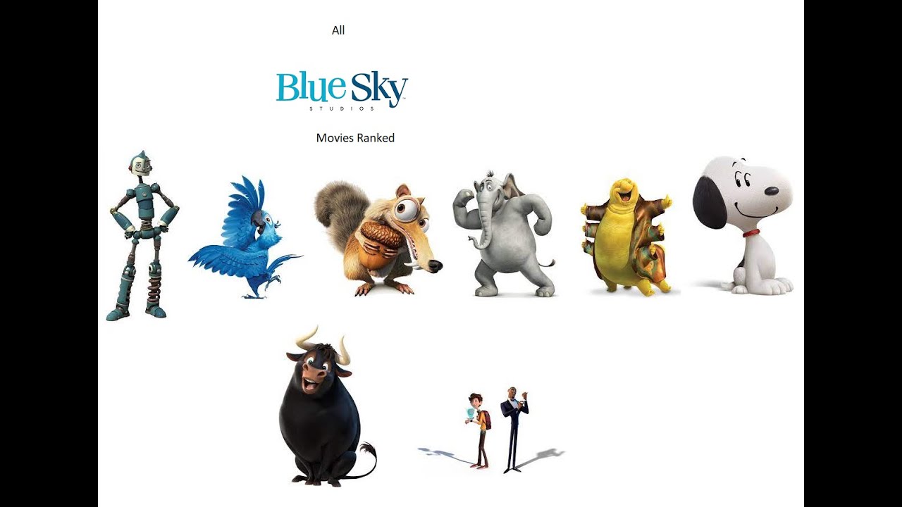 All Blue Sky Studios Movies Ranked From Best To Worst Reupload Youtube