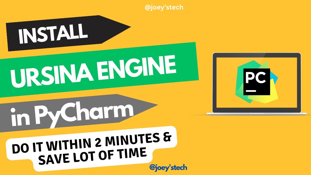 How To Install Ursina Engine In Pycharm Python Youtube
