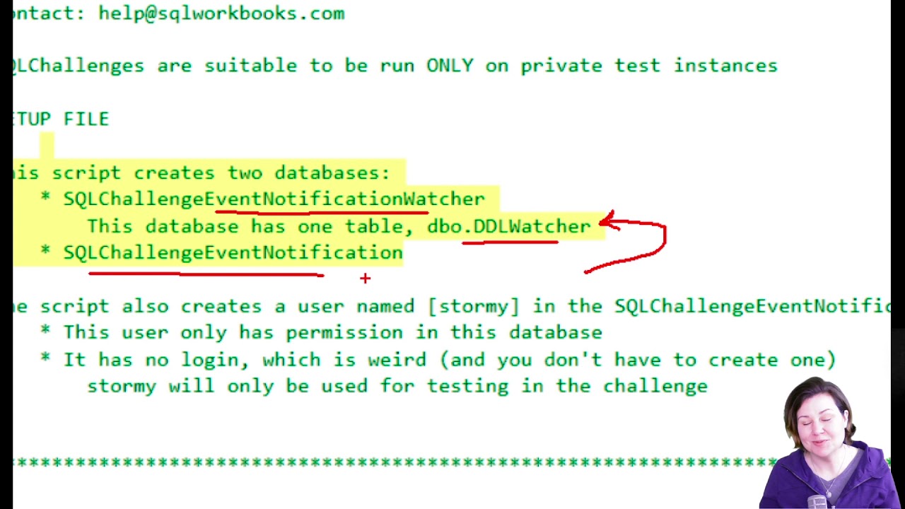 Sqlchallenge Event Notifications Setup Youtube