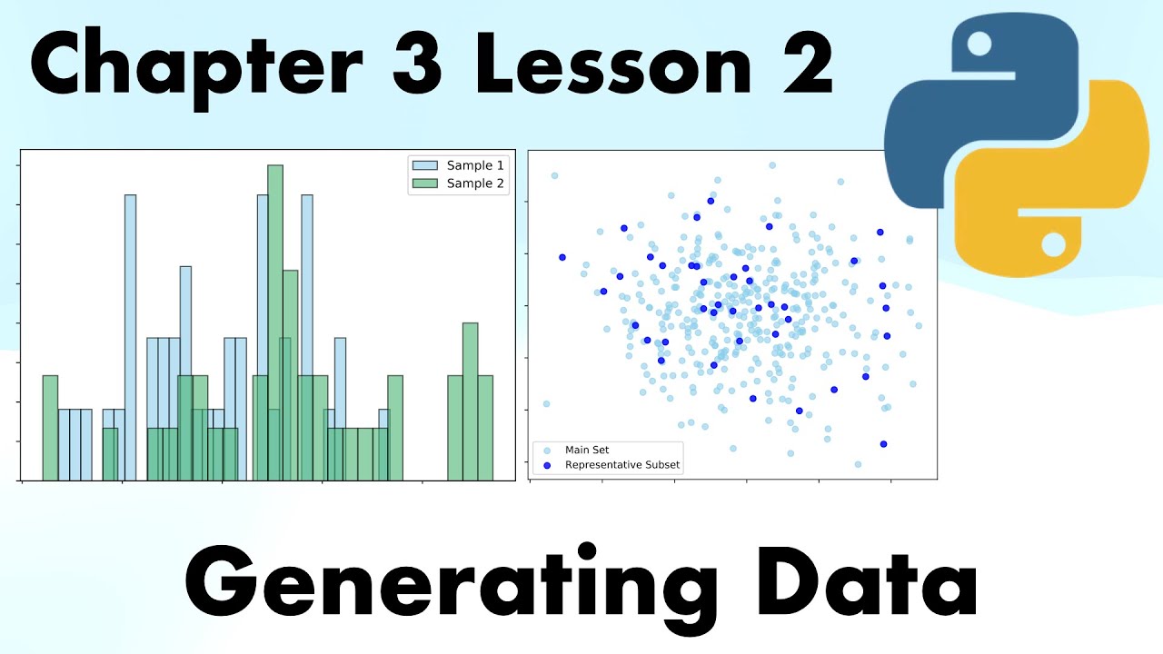Generating Data Using Python Full Course On Statistics For Data
