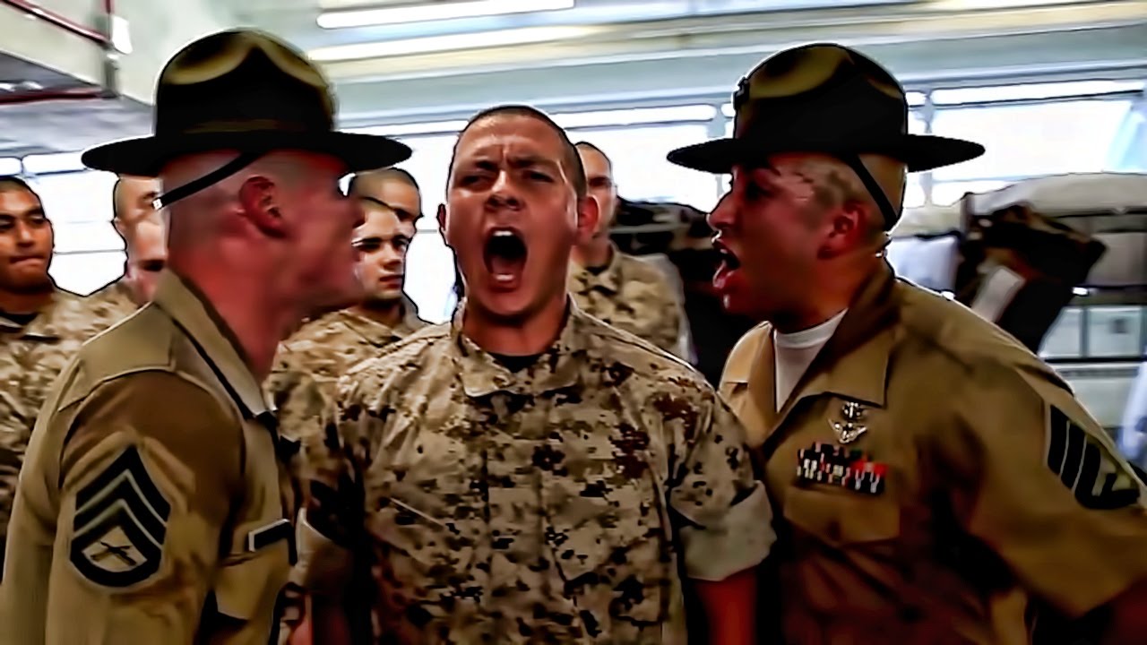 Usmc Drill Instructors Get Ready For Screaming Youtube