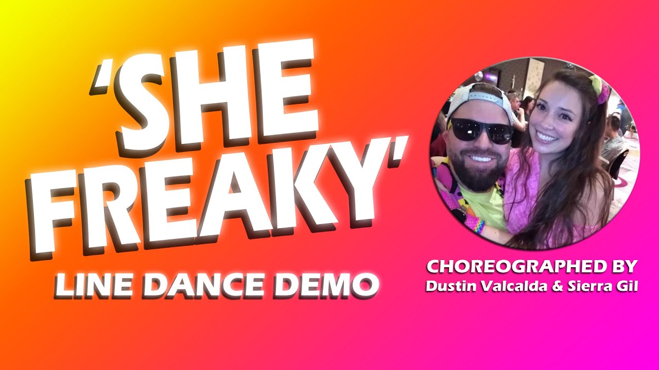 She Freaky Line Dance Demo Youtube