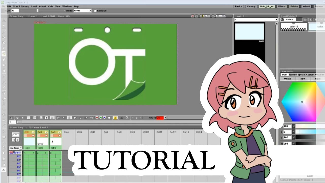How To Make Your First Animation In Opentoonz Easy For Beginners