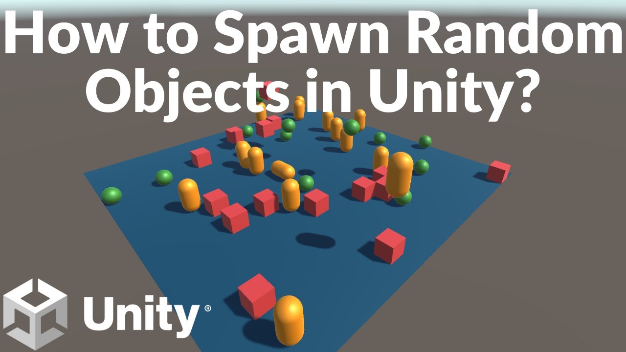 How To Spawn Random Objects In Unity Youtube