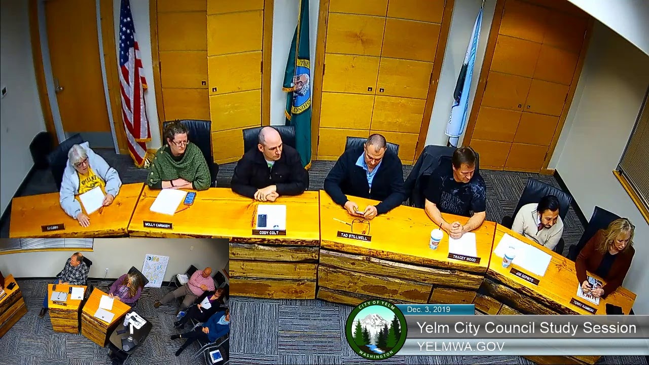 Yelm City Council Study Session 12 03 19 Youtube