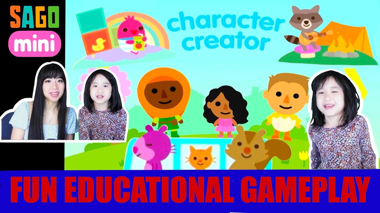 Sago Mini World Character Creator Part 3 Go Camping Daycare And