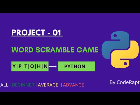 Project 01 Word Scramble Game With Python Python Complete Course