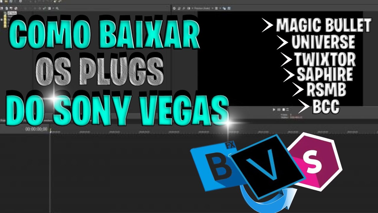 Todos Os Plugins Do Sony Vegas Com Tutorial De Instalação Youtube