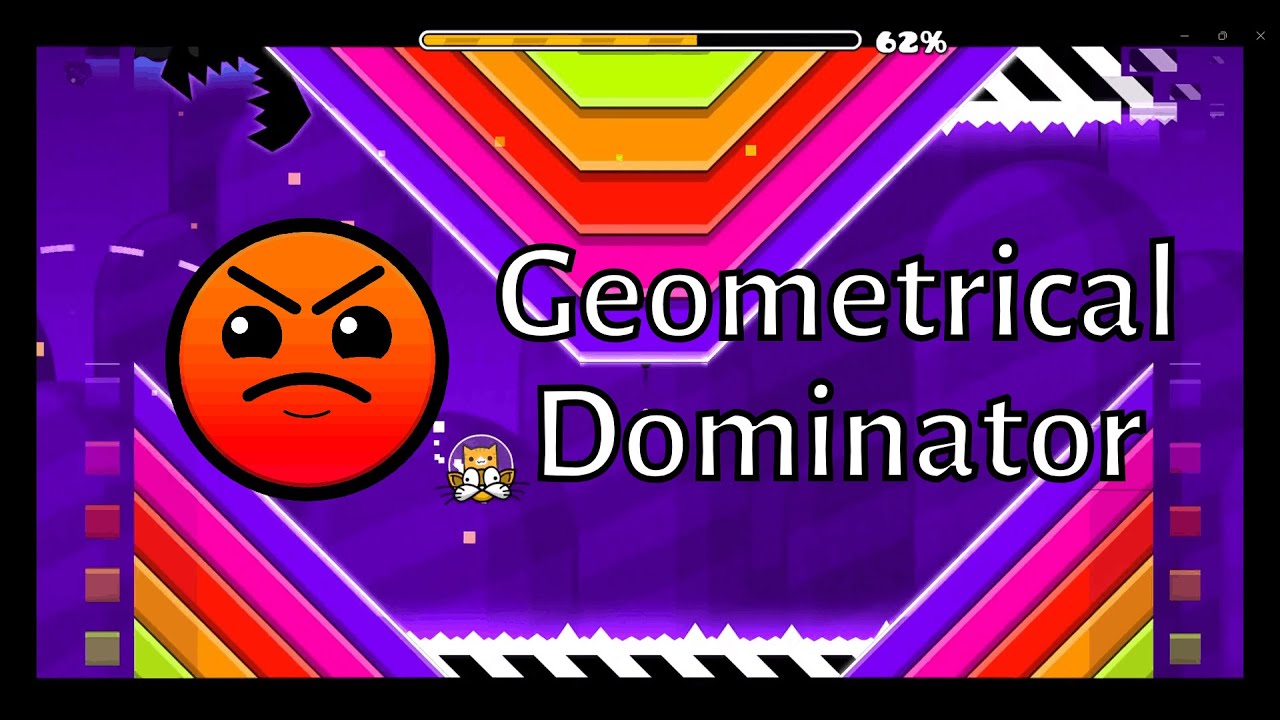 Level 19 Geometrical Dominator With All Coins Geometry Dash Youtube