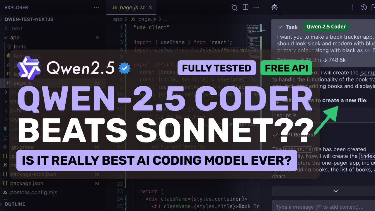 Qwen 2 5 Coder 32b Cline Aider Free Api This New Ai Coding