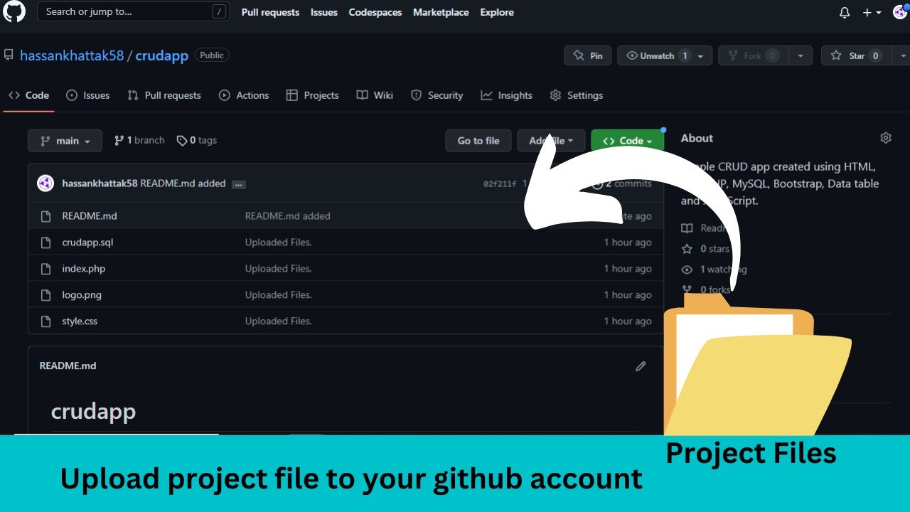 How To Make Repository And Upload Projects On Github Github Tutorial