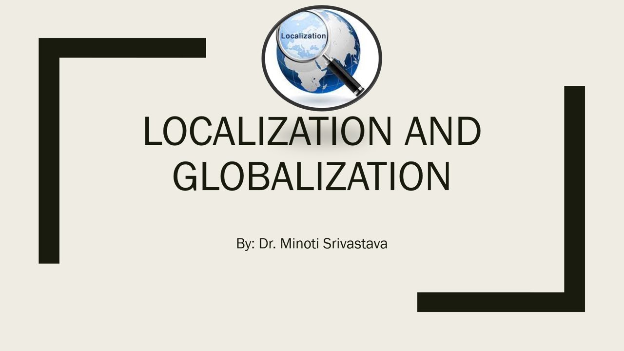 Localization Youtube