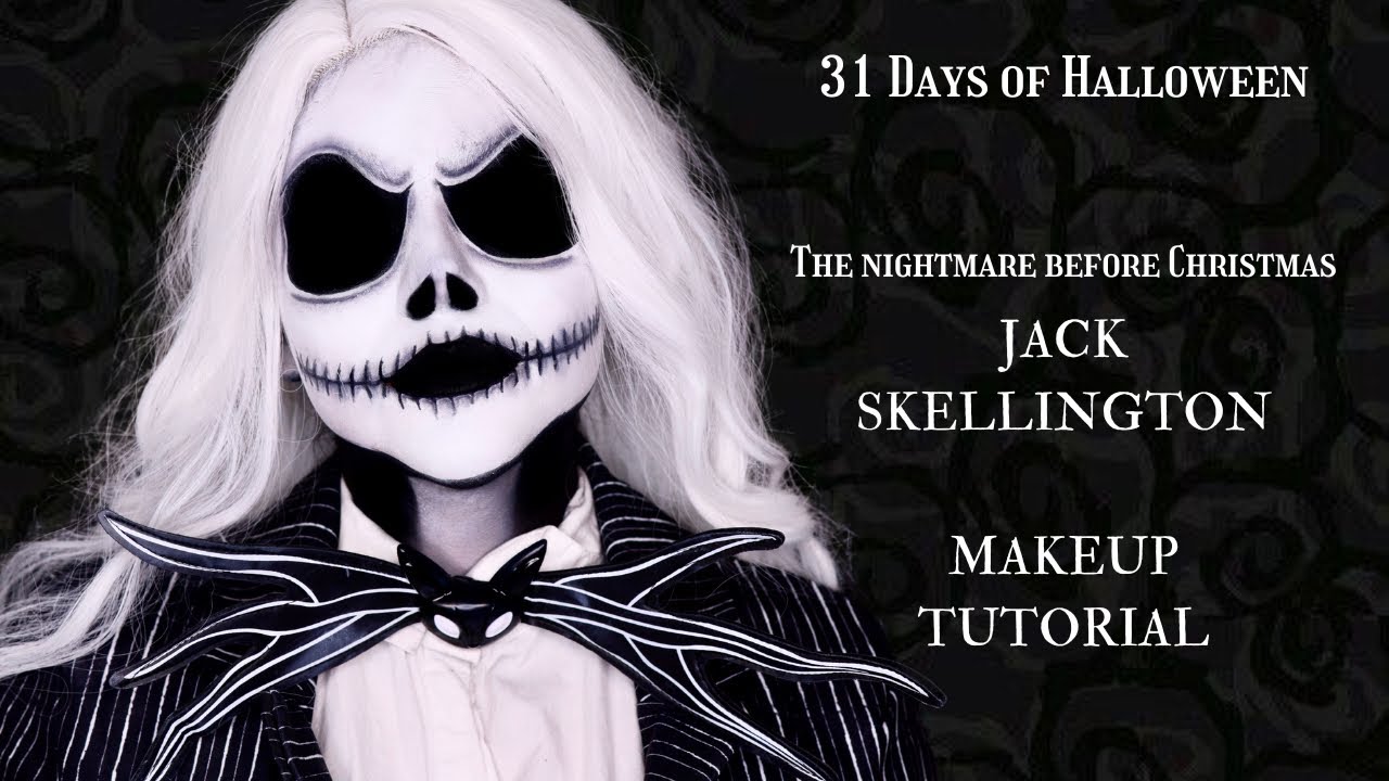 Jack Skellington Nightmare Before Makeup Makeup Vidalondon