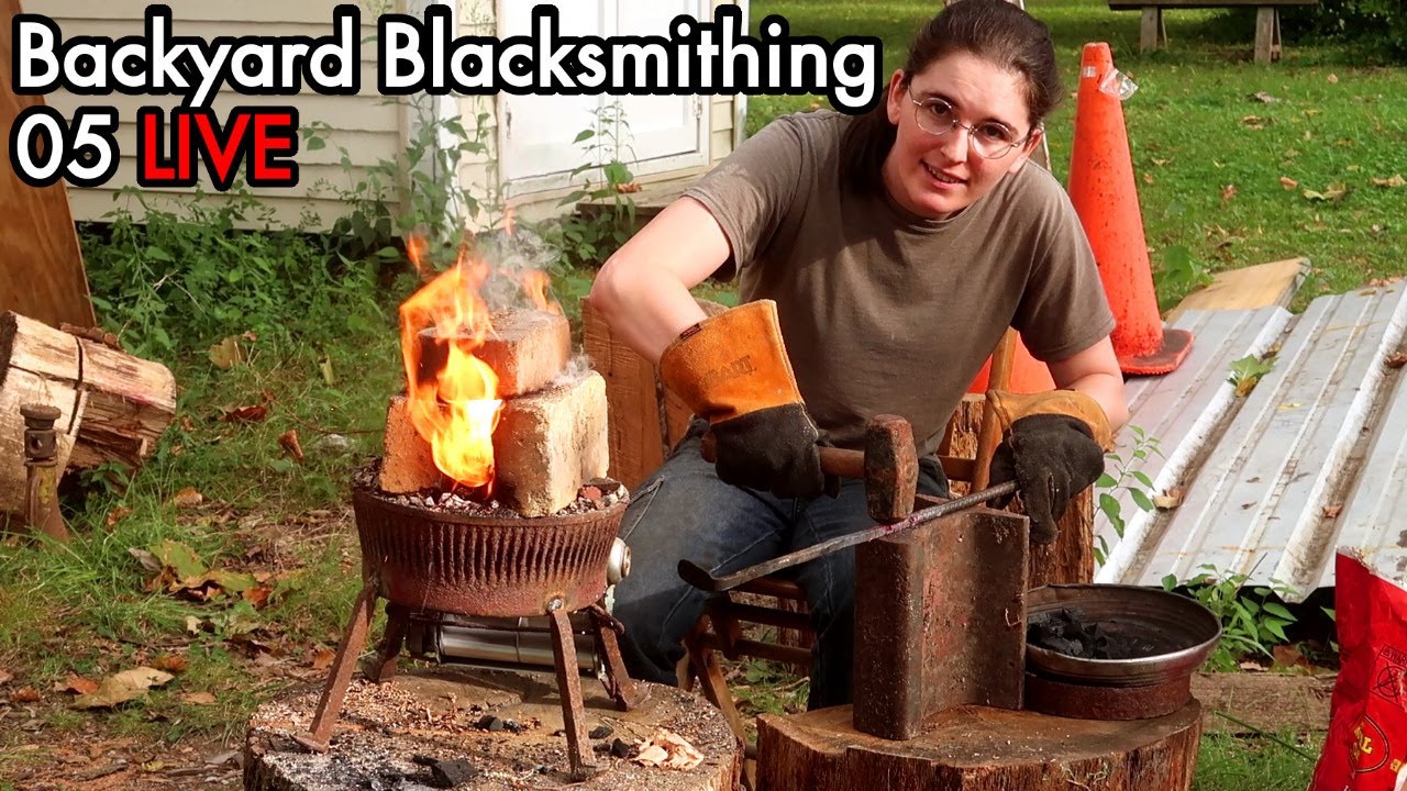 Backyard Blacksmithing 05 Live Optimizing Forge Behind The Scenes For