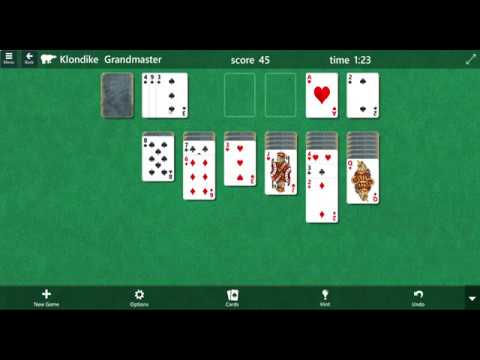 Microsoft Solitaire Collection Klondike Grandmaster Level 1 Youtube
