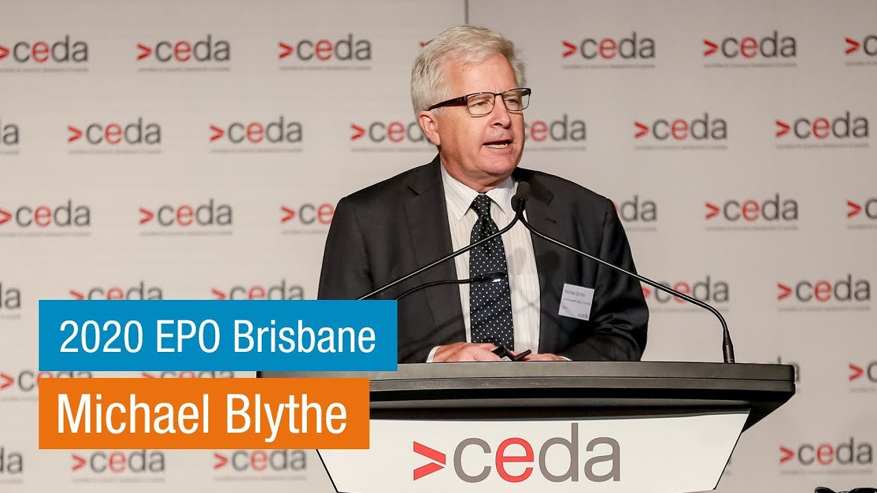Michael Blythe 2020 Economic And Political Overview In Brisbane Youtube