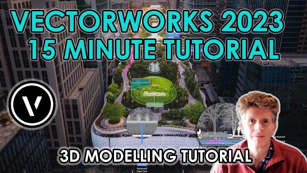 Vectorworks 2023 15 Minute 3d Modelling Tutorial Youtube