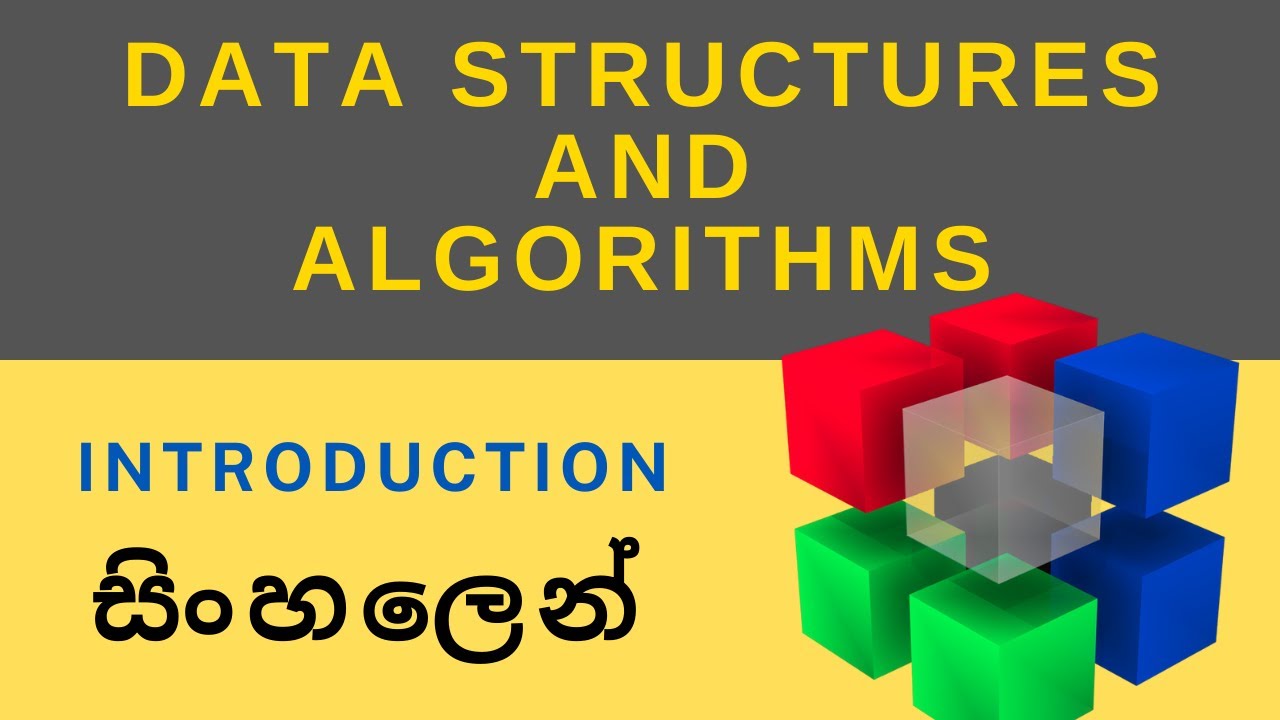 Introduction To Data Structures And Algorithms Sinhala Youtube