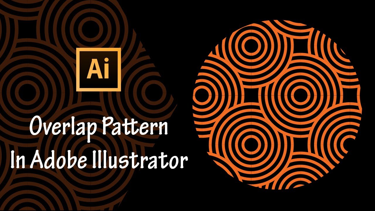How To Create Overlap Pattern Illustrator Overlap Circles Pattern