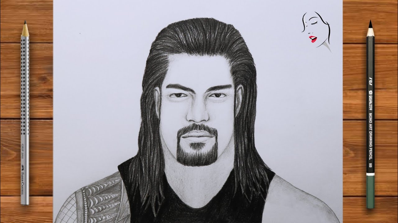 How To Draw Wwe Roman Reigns