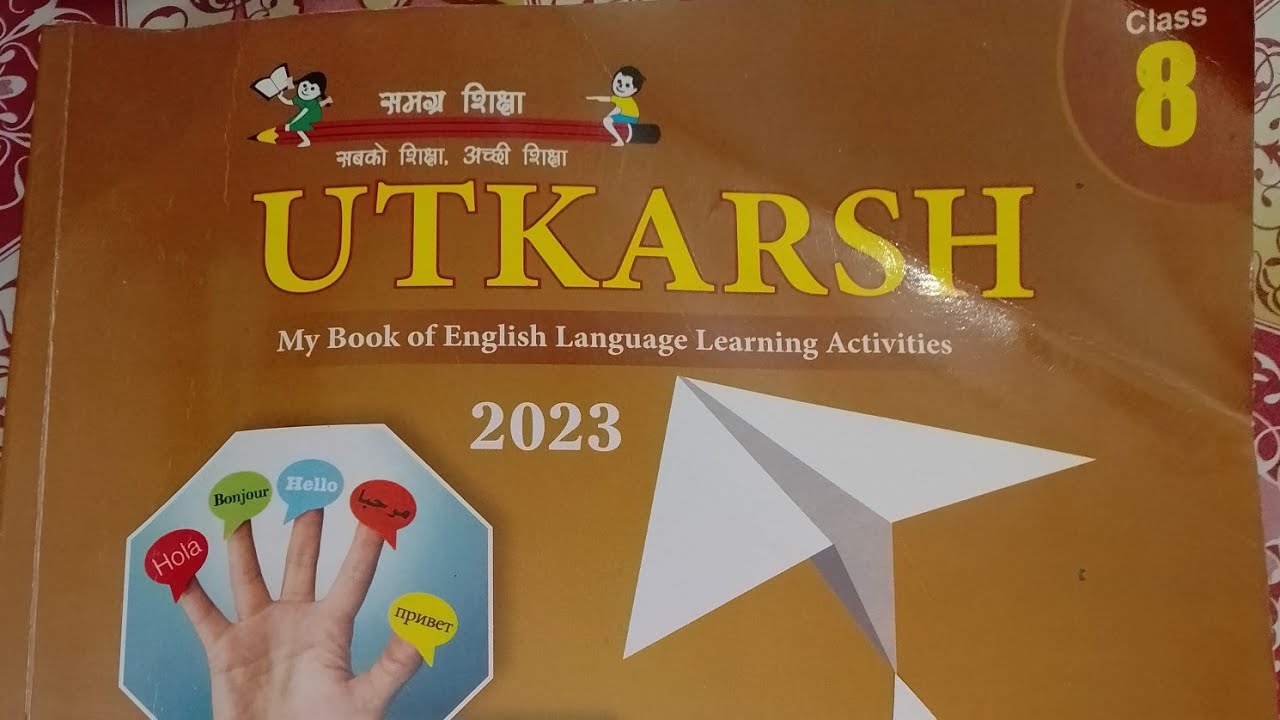 Utkarsh Class 8 English Book Worksheet 1 2 3 4 5 6 Youtube