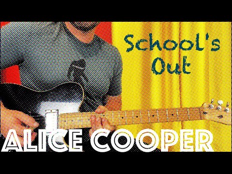 Guitar Lesson How To Play School S Out By Alice Cooper Youtube
