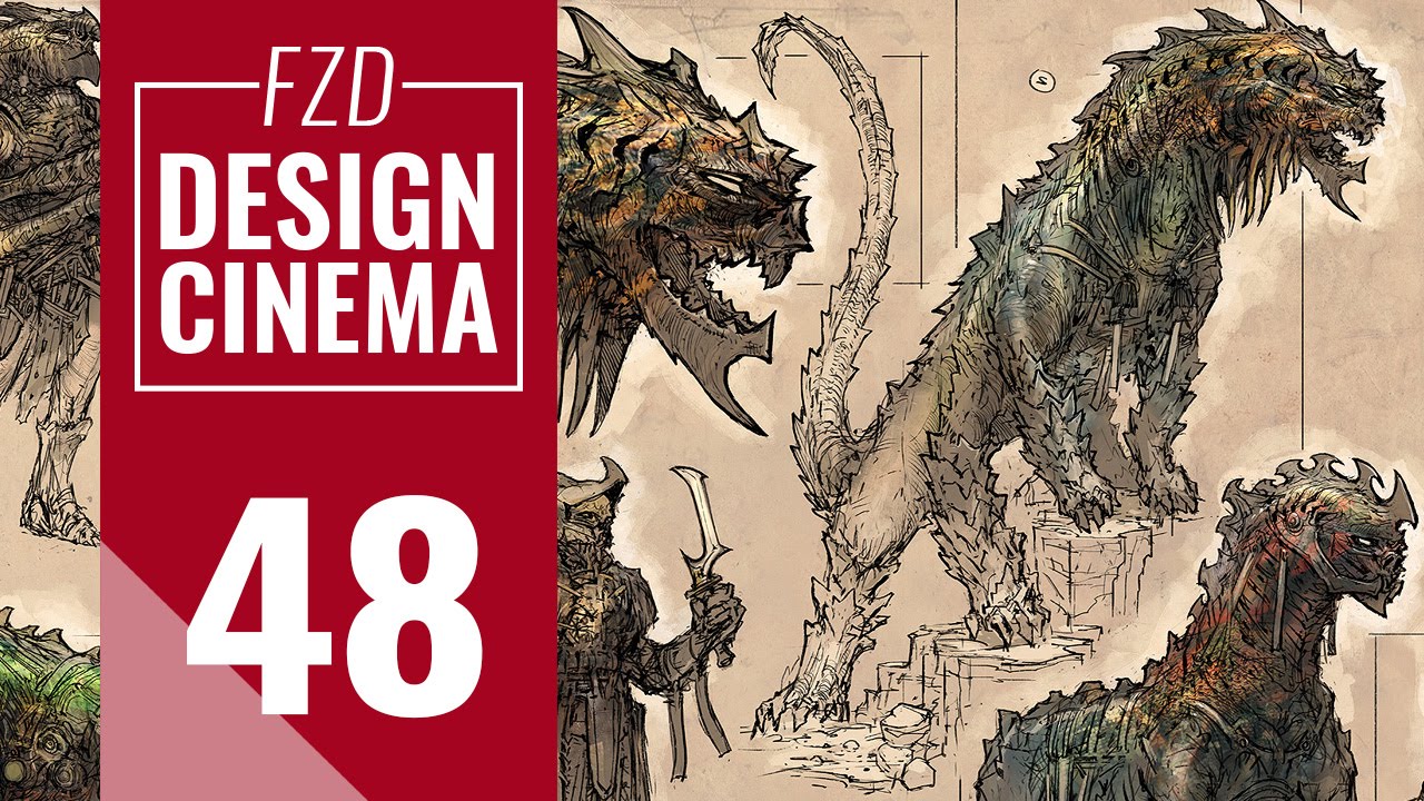 Design Cinema Ep 48 Creature Sketching Youtube