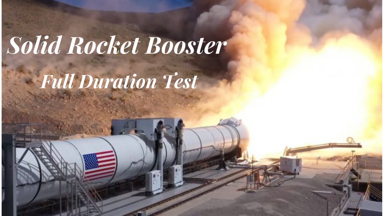 Space Launch System Solid Rocket Booster Full Duration Test Youtube