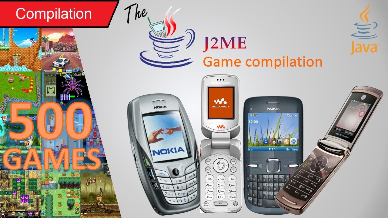 The J2me Game Compilation 500 Java Games In One Video Youtube